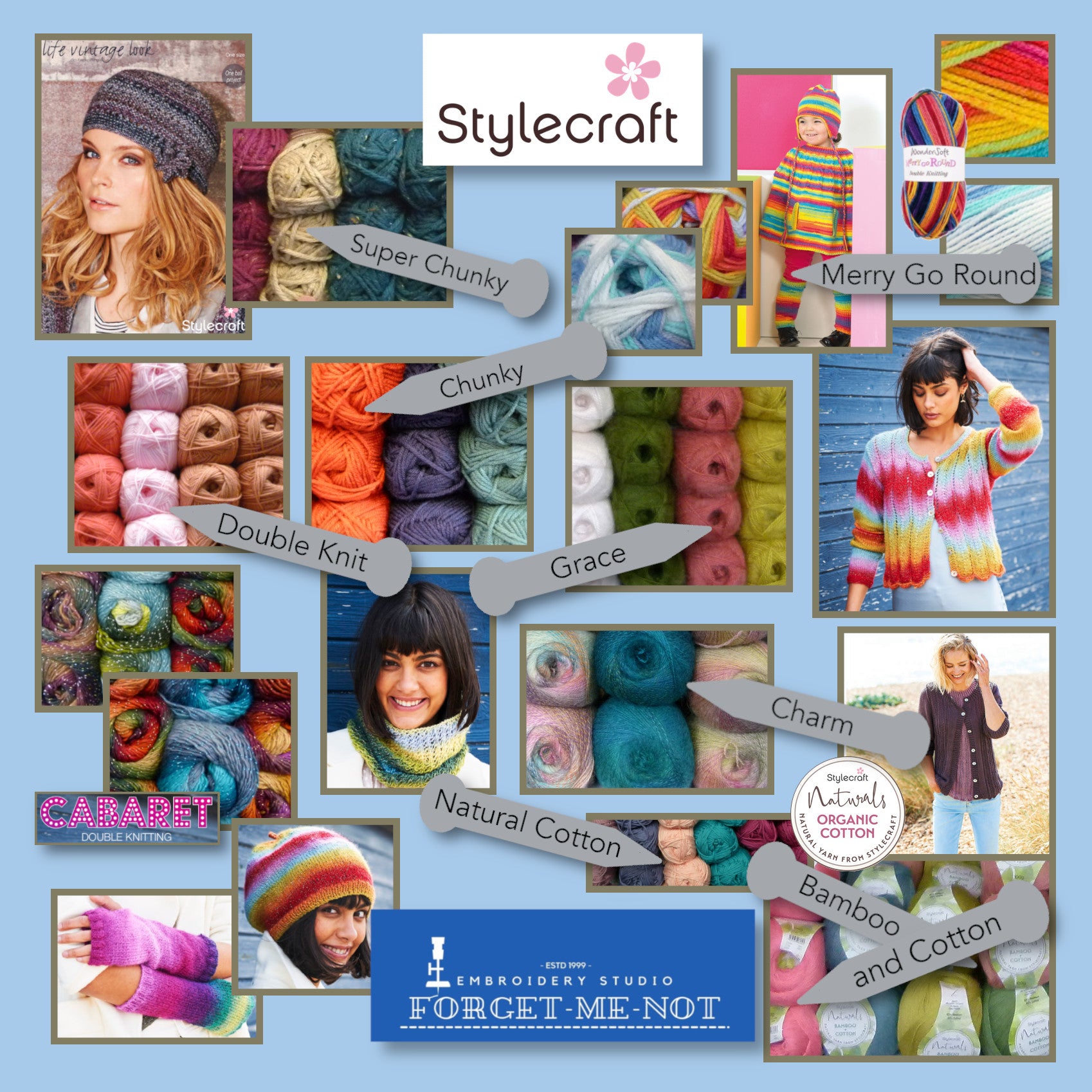 Yarns – Forget Me Not Designs UK